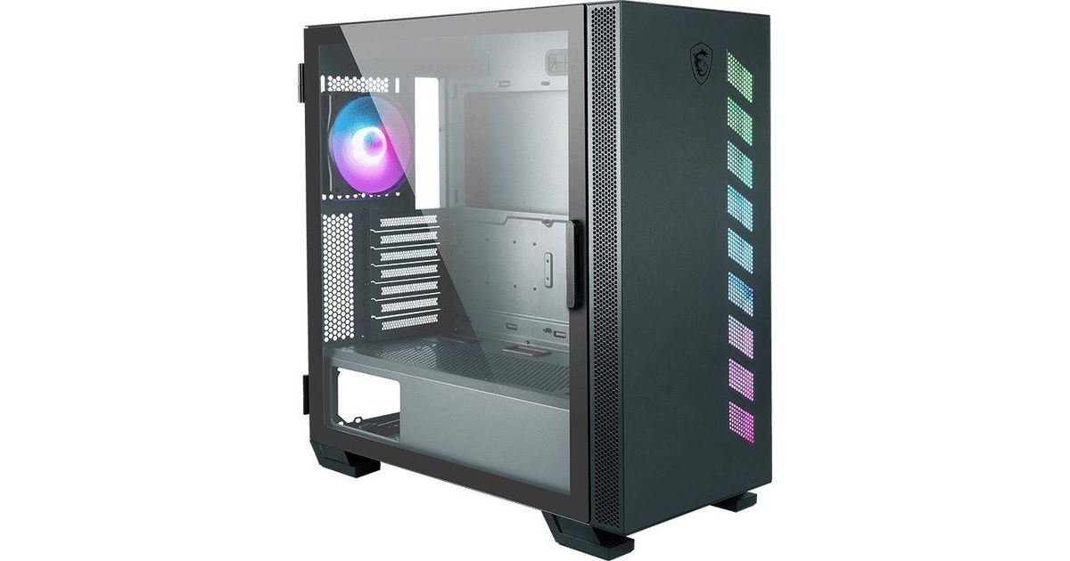 MSI MAG VAMPIRIC 300R MIDNIGHT GREEN Mid Tower Gaming Computer Case '1x ...