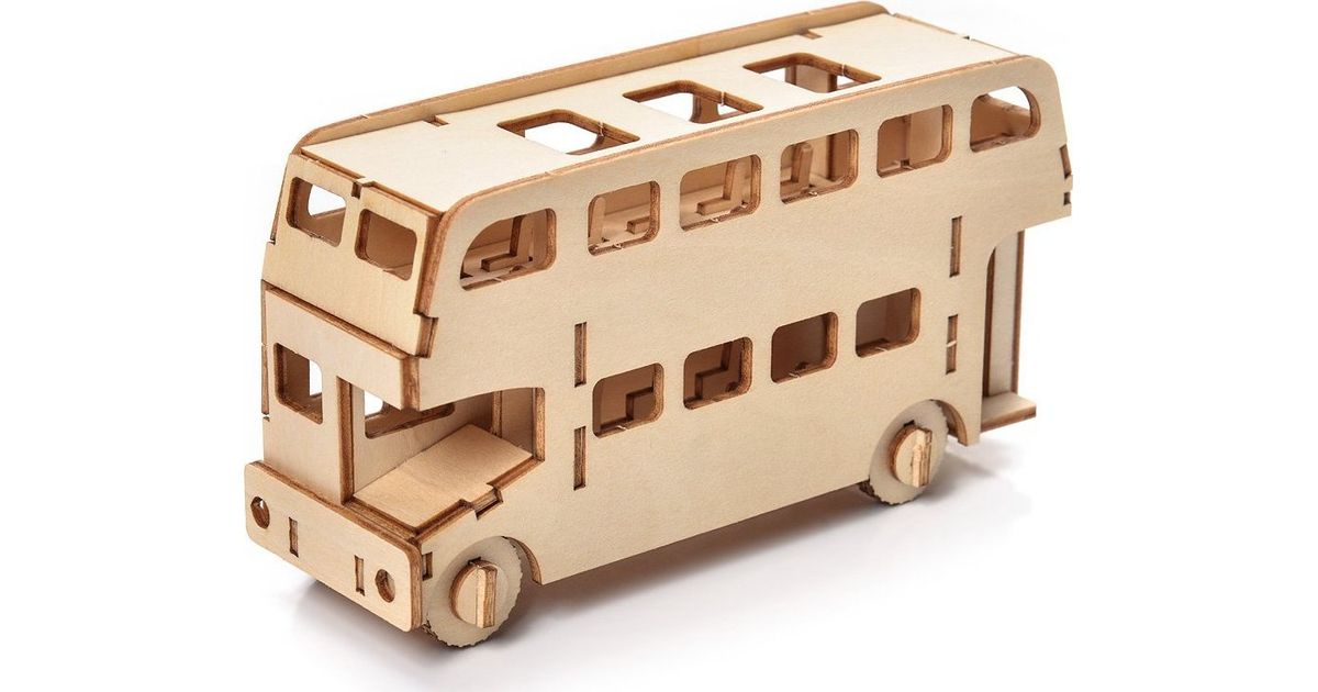 Little-Story Little Story Wooden Puzzle 3D Model - Bus - Puzzles ...