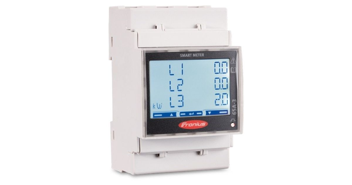 Three-phase meter FRONIUS SMART METER 65A-3 bi-directional energy meter ...