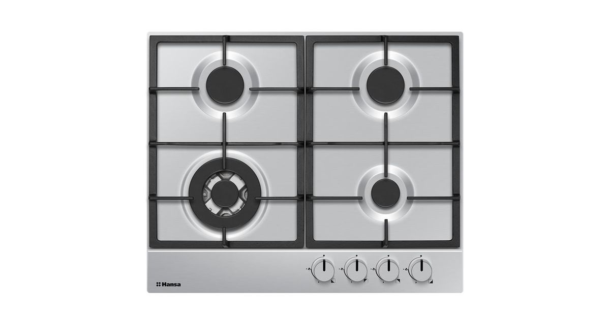 Built in gas hob, Hansa, 60cm, inox - Integrated gas hobs - Ovens and ...