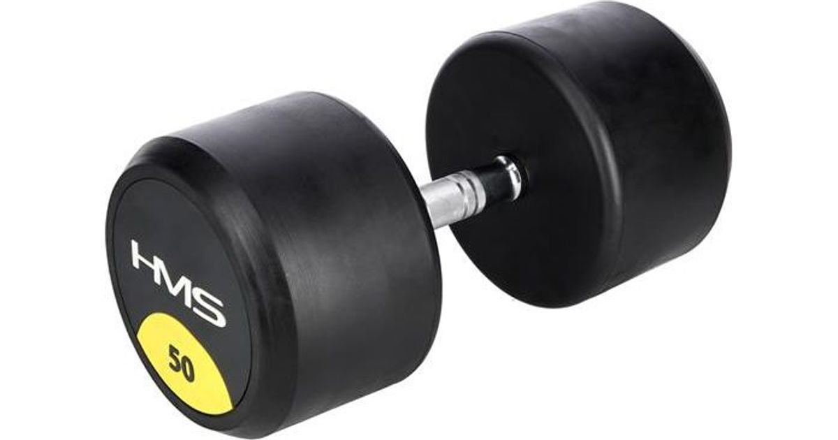 HMS dumbbell HG PRO rubberized 1 x 50 kg - Weights - Training - Sports ...