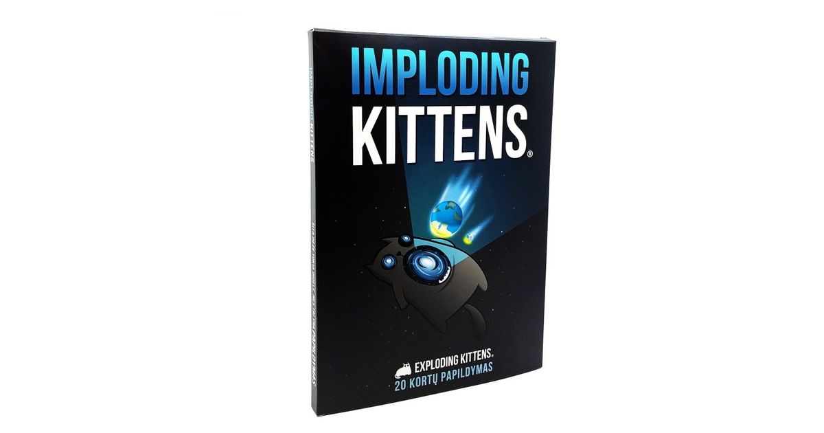 Board Game Exploding Kittens Add On Imploding Kittens Board Games Board Games And Puzzles