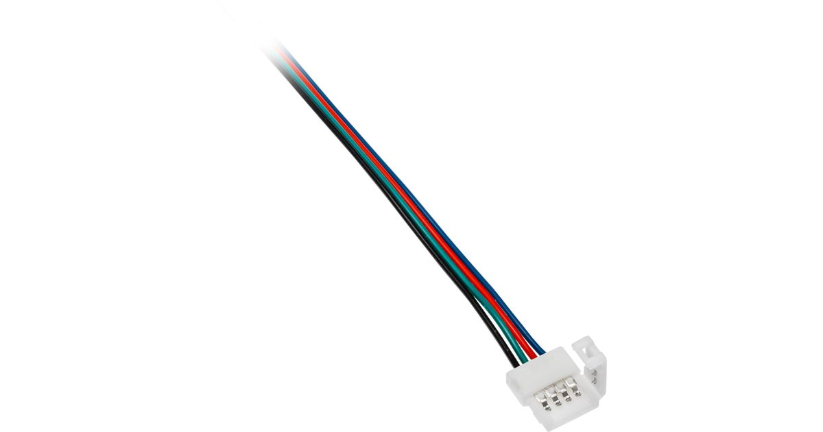 GTV XC11 connector for RGB LED strips with a 2m cable (LD-ZTLRGB2M-4N ...