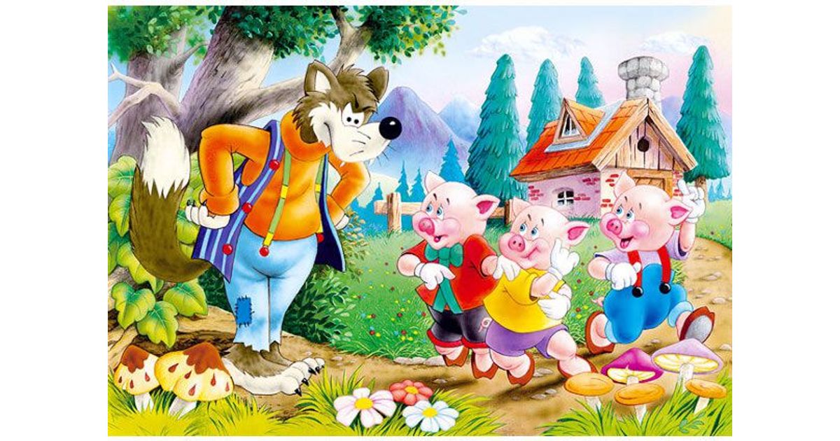 Castorland Three Little Pigs 60 pcs Pusle 60 tk - Pusled - Lauamängud ...