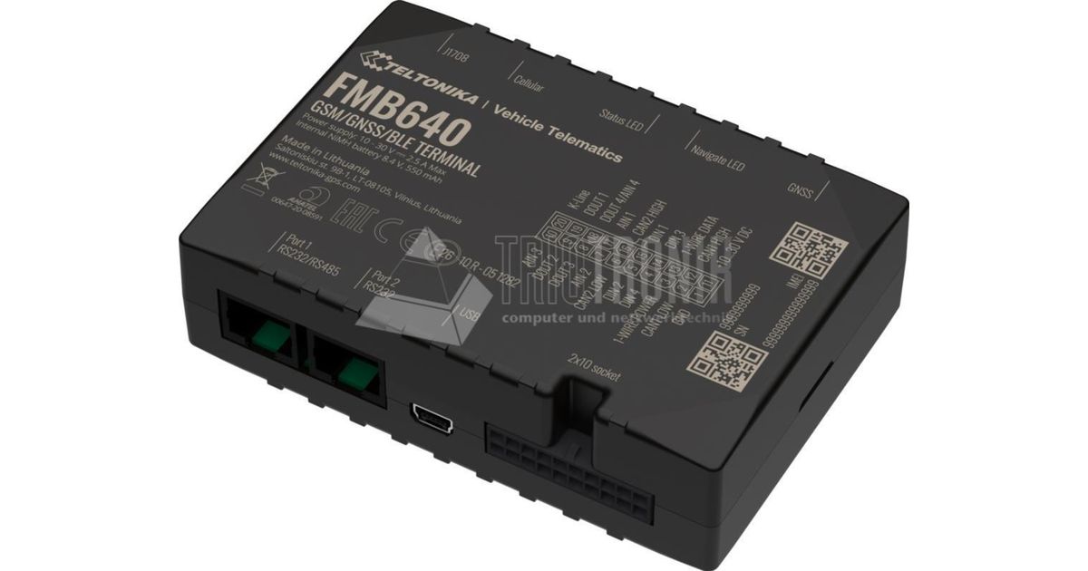 Teltonika FMB640 GPS tracker Car Black - MT Shop