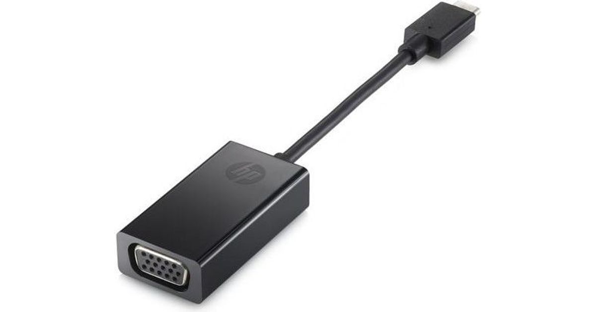 HP USB-C USB Adapter - VGA Black (P7Z54AA # ABB) - USB adapterid - Akud ...