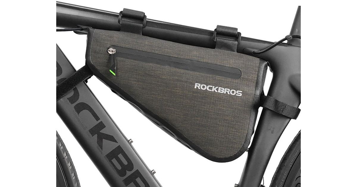 Bicycle bag attached to the 5L AS -017 frame - dark green bicycle bag ...