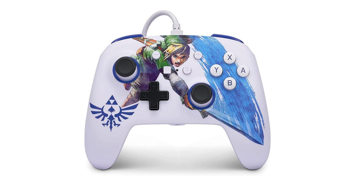 PowerA Nintendo Switch Enhanced Master Sword Attack Zelda Link, valge ...