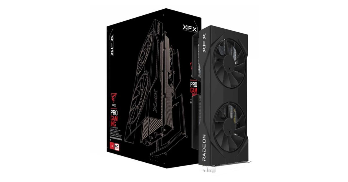 XFX Radeon RX 9060 XT Swift Gaming OC 8GB GDDR6 - Graphics cards ...