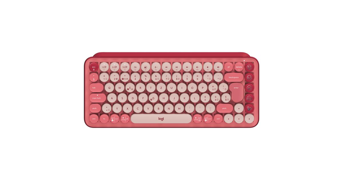 Logitech POP Keys Wireless Mechanical Keyboard With Emoji Keys ...