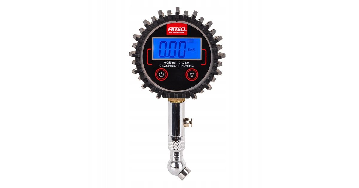 Digital pressure gauge pressure gauge with a rotated head and reset ...