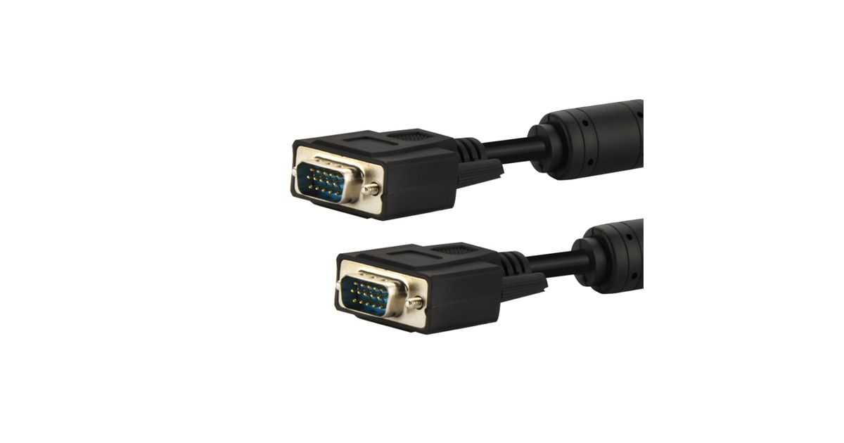 e+p HD15/HD15, 5m VGA-kaabel VGA (D-Sub) Valge - VGA kaablid ja ...