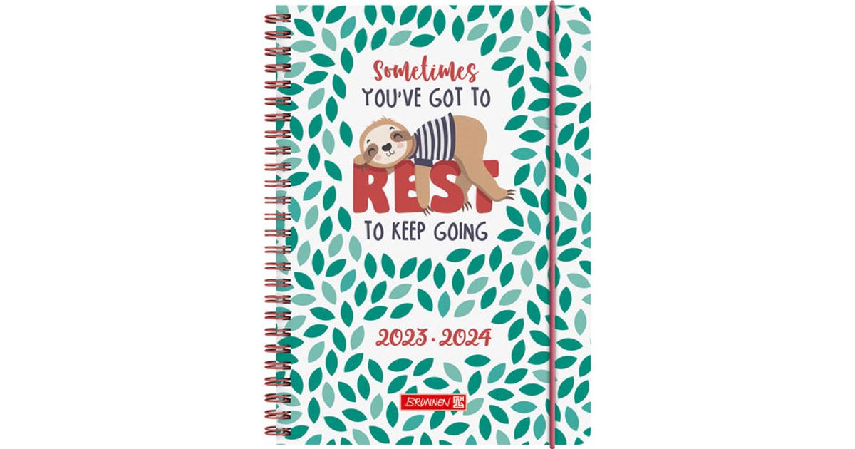 Brunnen Sloth diary Personal diary 2023/2024 - MT Shop