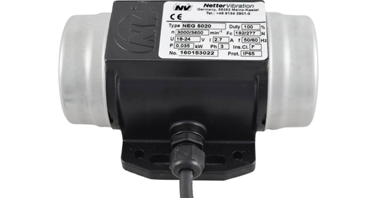 Netter Vibration Neg 5020 Electric Vibrator 230 V/400 V 3000 U/Min 192 ...