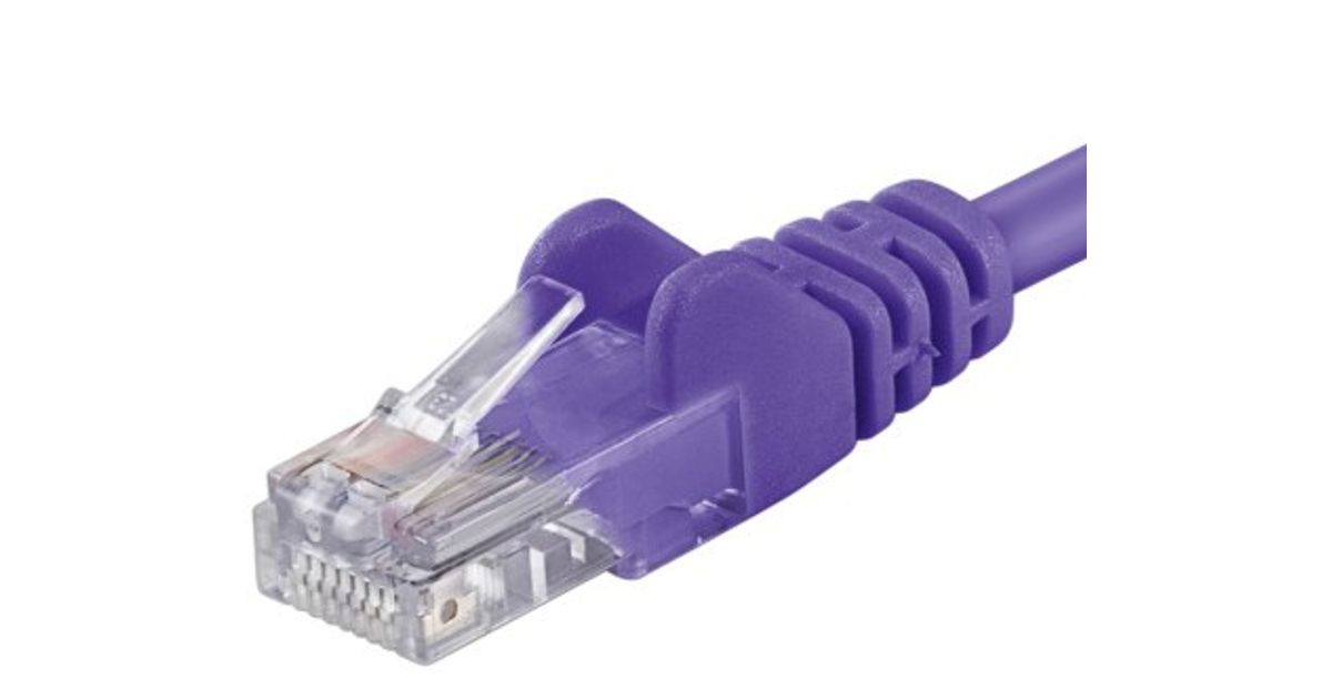 PremiumCord Patch 6 UTP 1m VL networking cable Violet Cat6 U/UTP (UTP ...