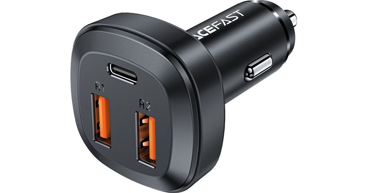 Acefast laadija Acefast autolaadija 66W 2x USB / USB Type C, PPS, Power ...