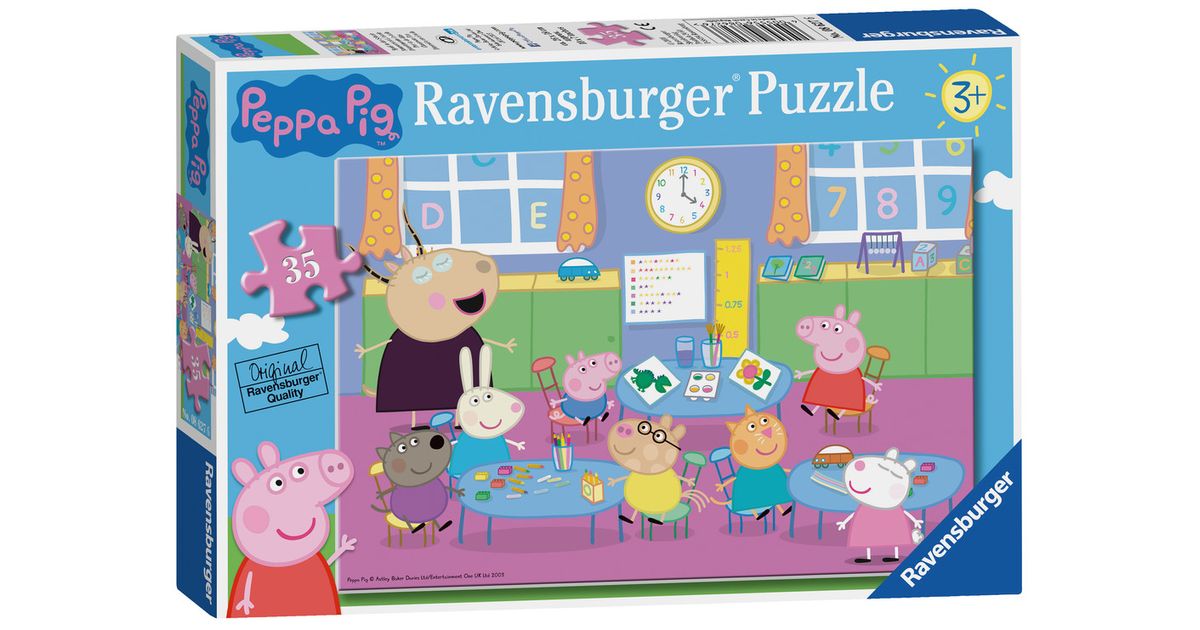 Ravensburger Peppa Pig Classroom Fun Pusle 35 tk Multifilmid - Pusled ...