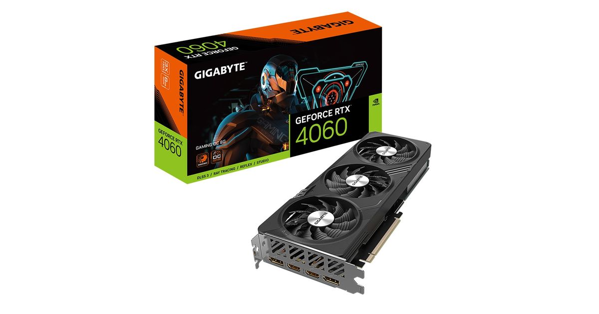 Gigabyte GeForce RTX­­ 4060 GAMING OC 8G NVIDIA GeForce RTX­ 4060 8 GB ...