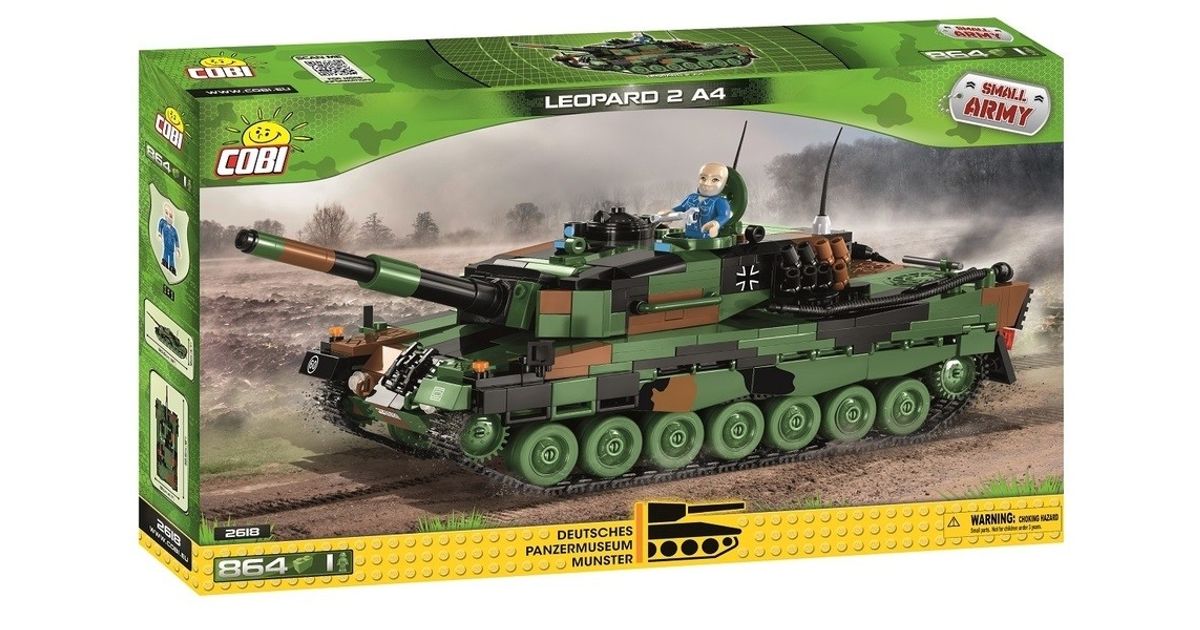 Cobi Klocki Blocks Small Army Leopard 2A4 - LEGO - Mänguasjad - Lastele ...