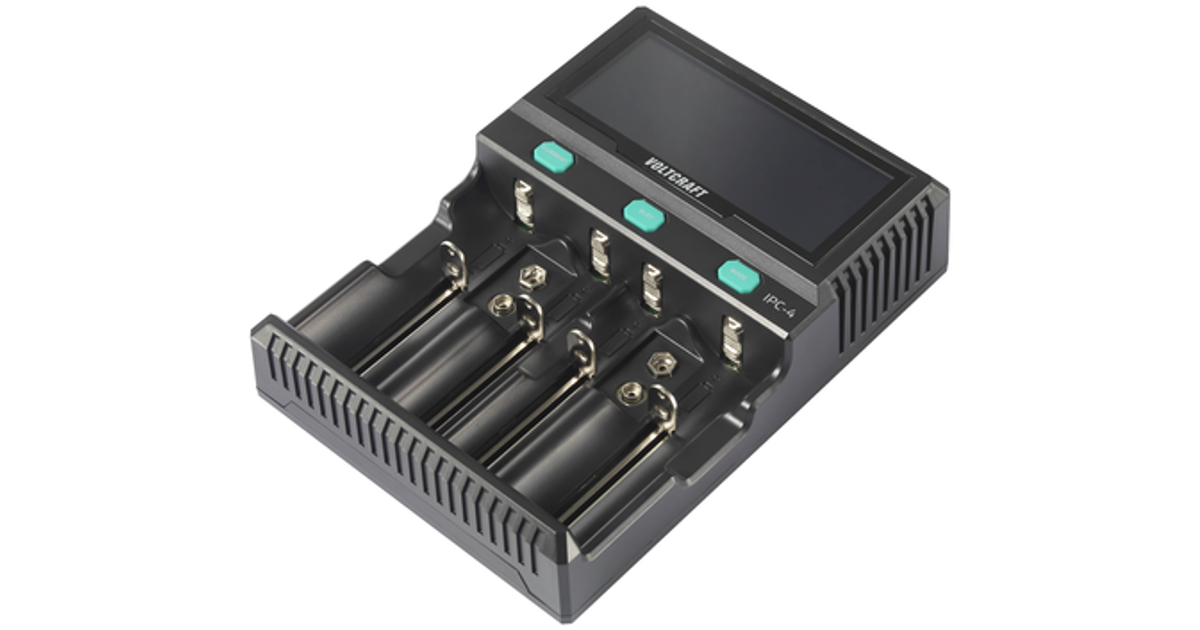 Voltcraft Ipc-4 Charger For Cylindrical Cells Li-Ion, Lifepo, Nimh ...