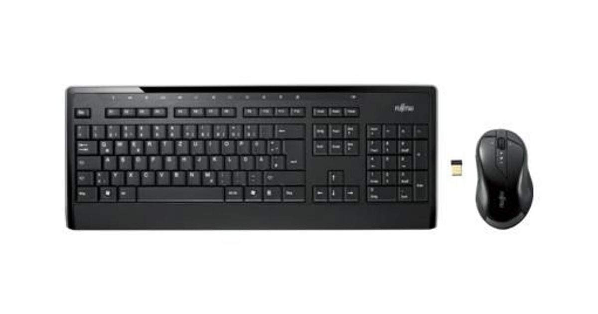 Fujitsu LX901 keyboard Mouse included RF Wireless AZERTY French Black ...