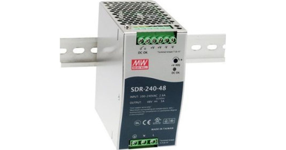 TRITON Mean Well SDR-240-48 server power supply DIN rail power supply ...