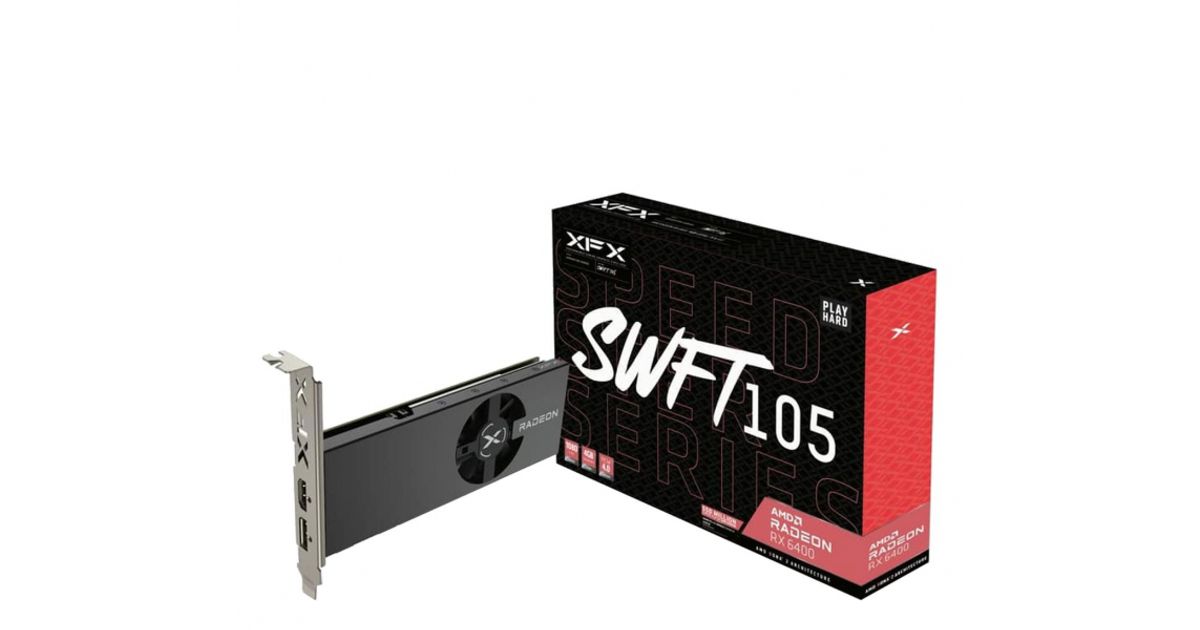 XFX Radeon RX 6400 SPEEDSTER SWFT105 4GB GDDR6 - Videokaardid ...