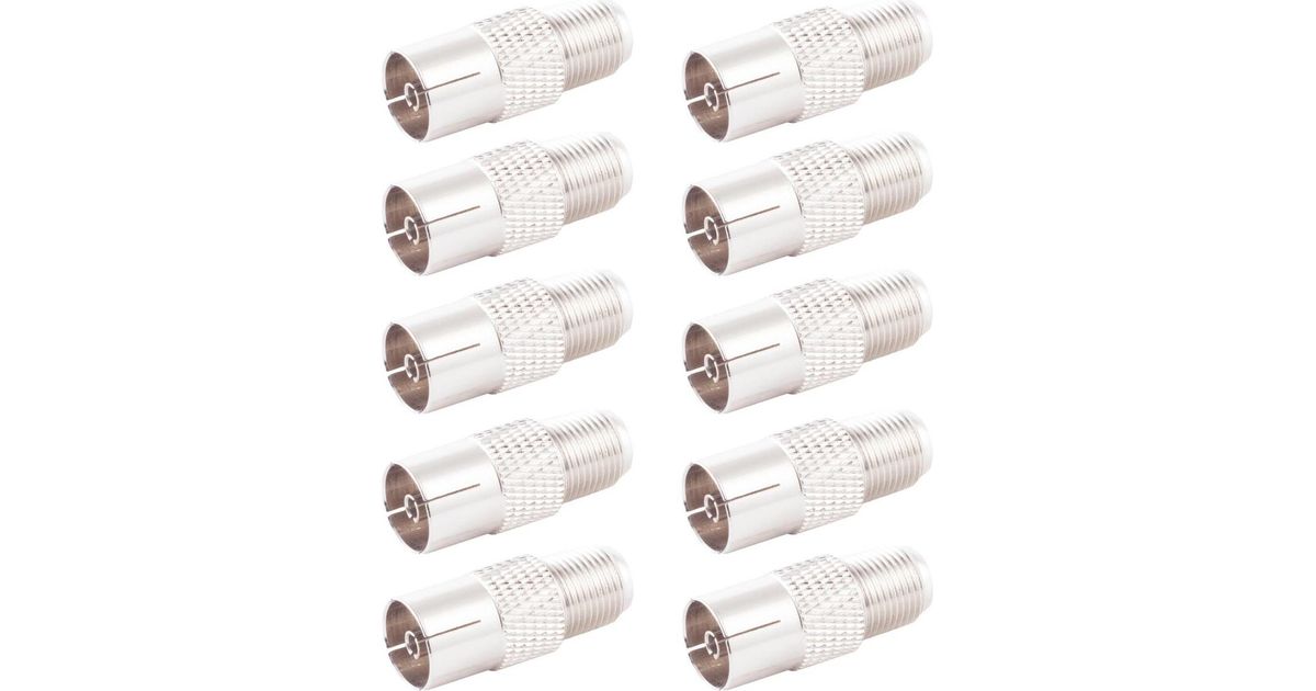 S/CONN maximum connectivity 10x Adapter-IEC-Buchse auf F-Buchse (85324 ...