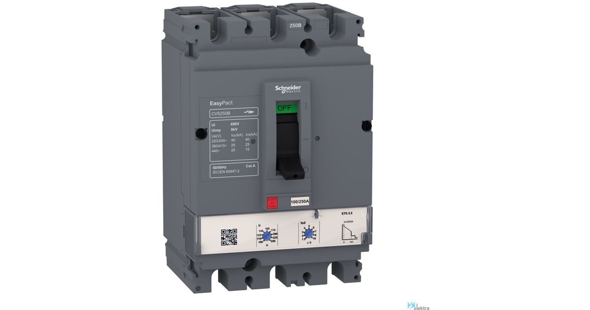 Schneider power switch LV525505 25 KA Compact CVS Liberator ETS 2.2 ...