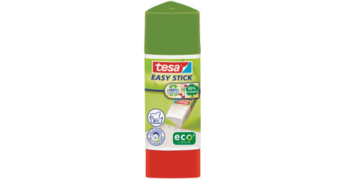tesa ecoLogo Easy Stick Klebestift, Inhalt: 25 g dreieckige Form ...