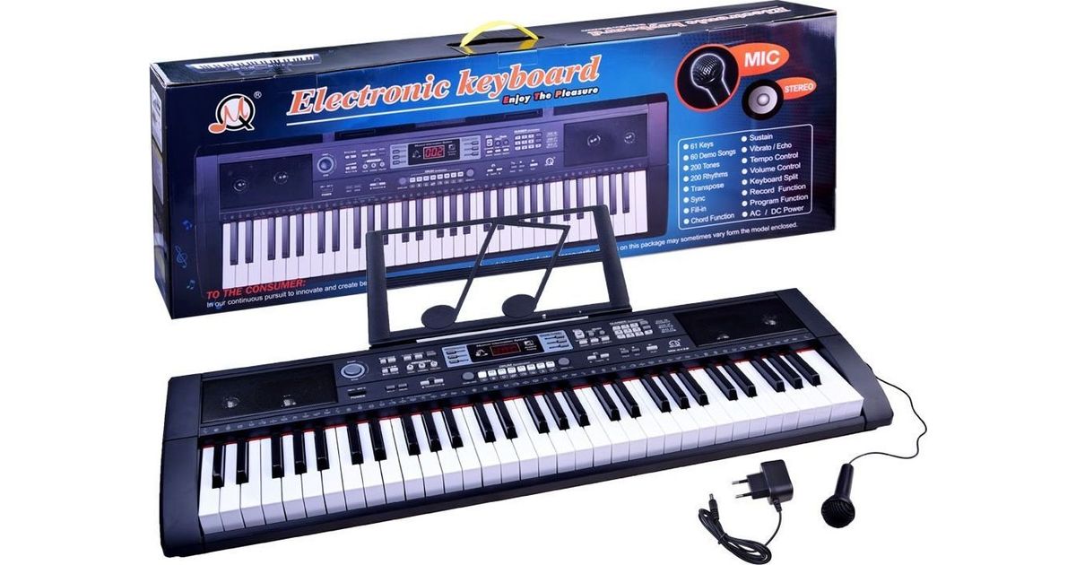 Jokomisiada Big Organ Keyboard microphone 61 keys IN0092 - Musical ...