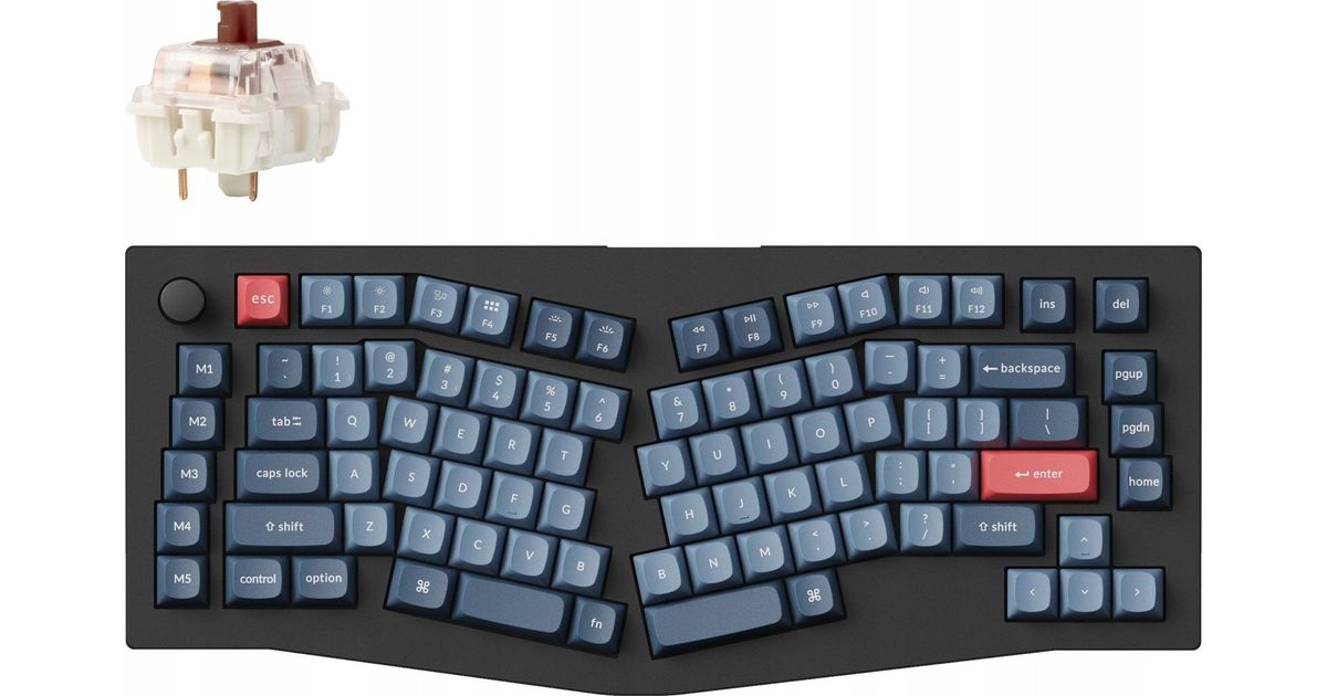 Keychron - V10 Max QMK/VIA Wireless Custom Mechanical Keyboard - Fully ...