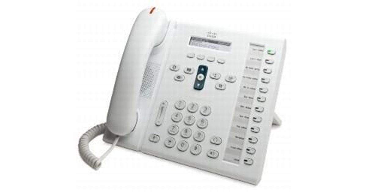 Cisco Unified IP Phone 6961, Slimline Handset Valge - MT Shop