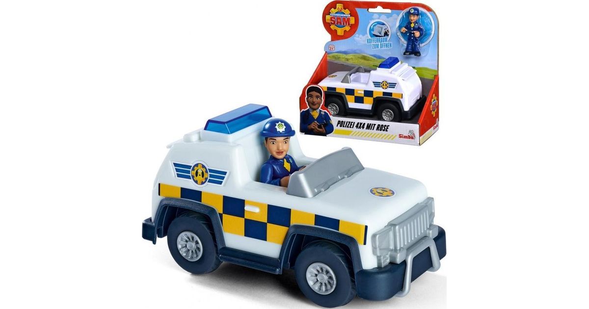 Simba Fireman Sam Police Jeep 4x4 mini - Autod, masinad ja ...