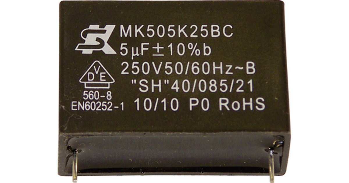 Seika Mk250K105 1 Pc(S) Mkp Thin Film Capacitor Radial Lead 1 Μf 250 V ...