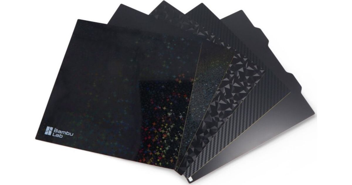 BAMBU 3D EFFECT SHEETS Combo - a set of 4 sheets with a 3D effect + PEI ...