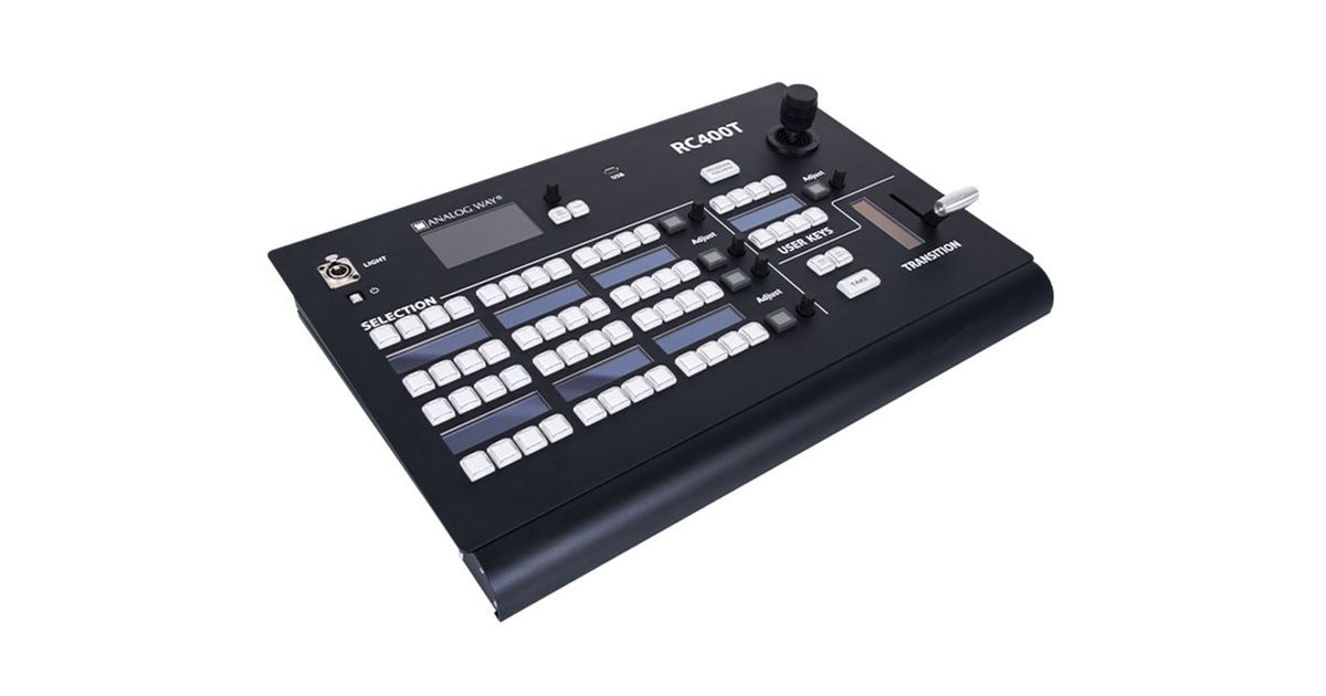 Analog Way RC400T Event Controller, black, RJ45, 56 Programmable ...