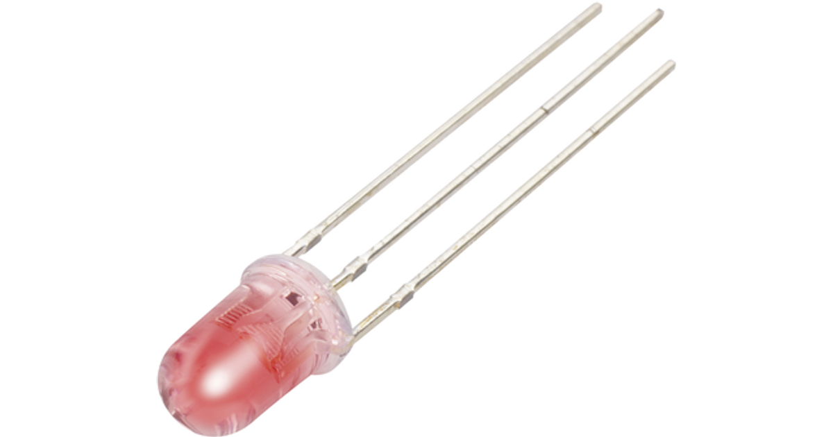 Tru Components Ybr-50Frw01-A Led Wired Red, White Circular 5 Mm 1910 ...