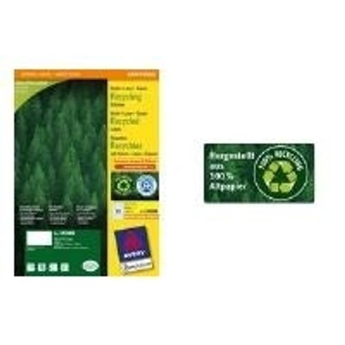 Avery QuickPEEL Recycled Labels LR3655 - A5 (148 x 210 mm) 200 Etikett ...