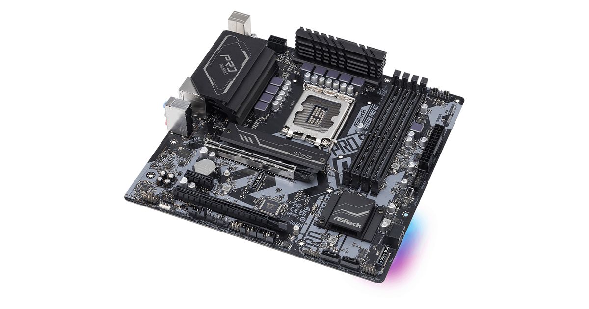 ASROCK B660M Pro RS LGA1700 4x DDR4 - Motherboards - Motherboards ...