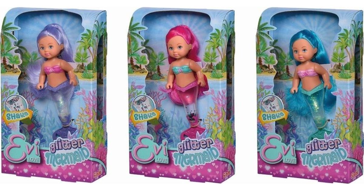 Simba DOLL 12CM EVI AKC SIMBA GLITTER MIRROR WB - Dolls - Nukud ja ...