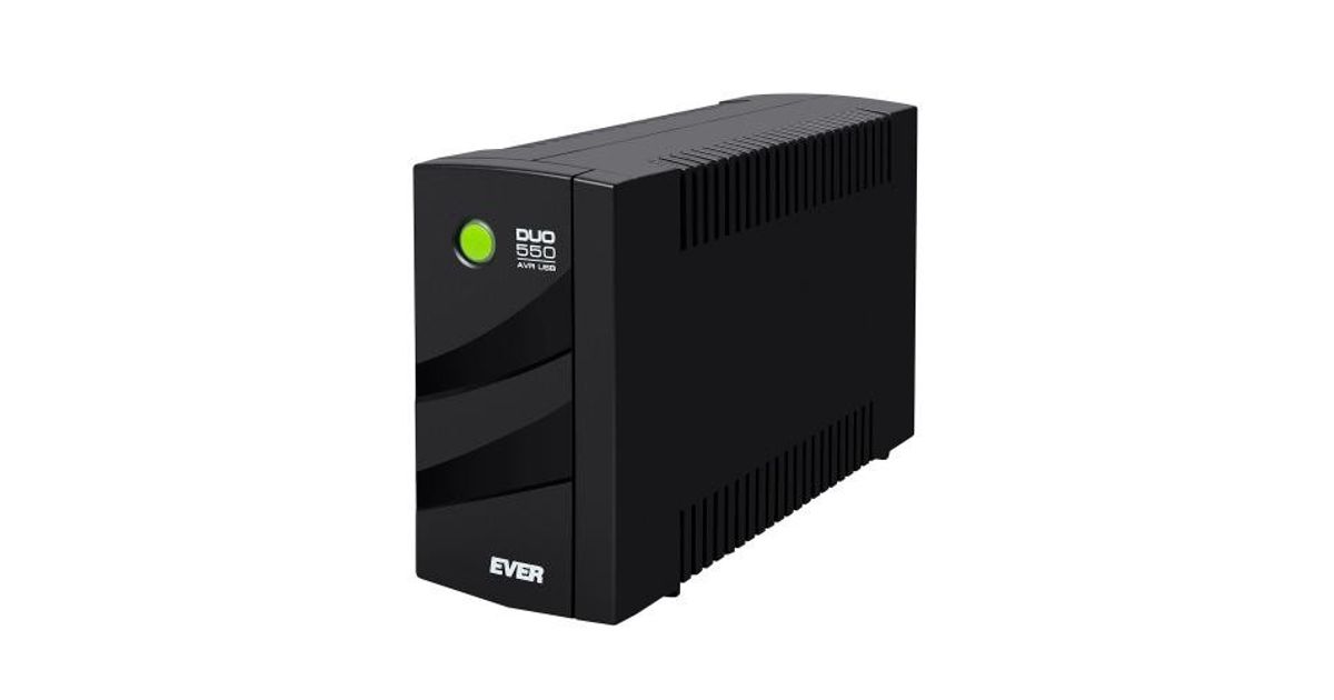 EVER UPS EVER DUO 550 PL AVR USB T/DAVRTO-000K55/01 - MT Shop