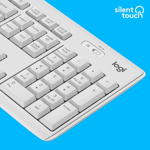 Logitech MK295 Silent Wireless Combo näppäimistö Langaton RF QWERTY englanti Sisältää hiiren ...